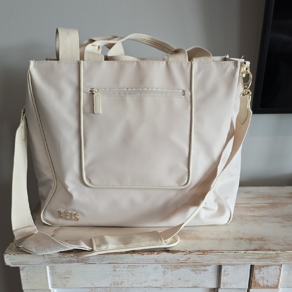 BEIS | Bags | Beis East To The West Water Repellant Tote In A Beige ...